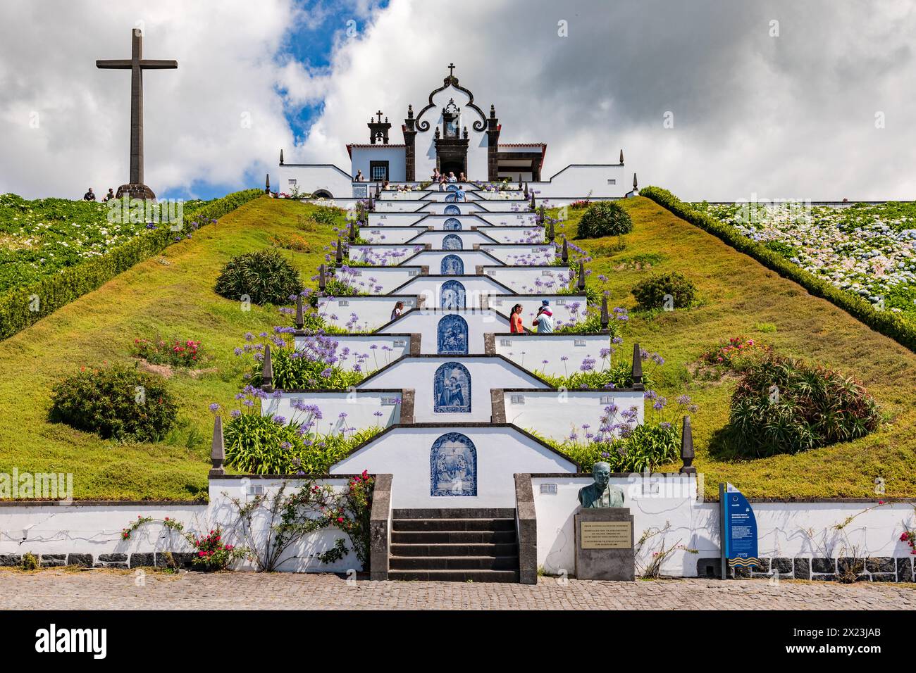 The Ermida de Nossa Senhora da Paz church on the Portuguese island of ...