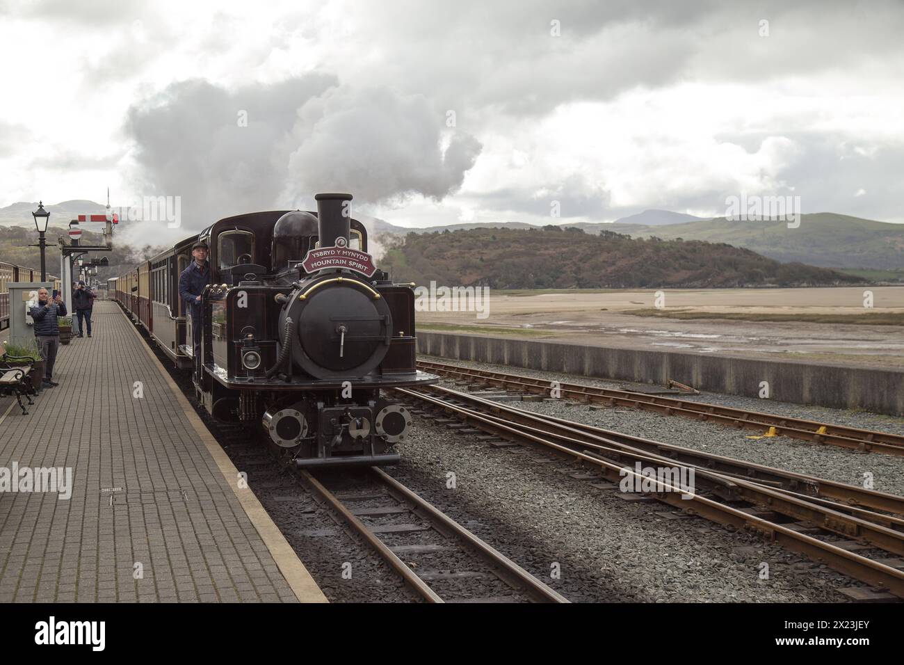 Welsh Highland Railway Stock Photo - Alamy