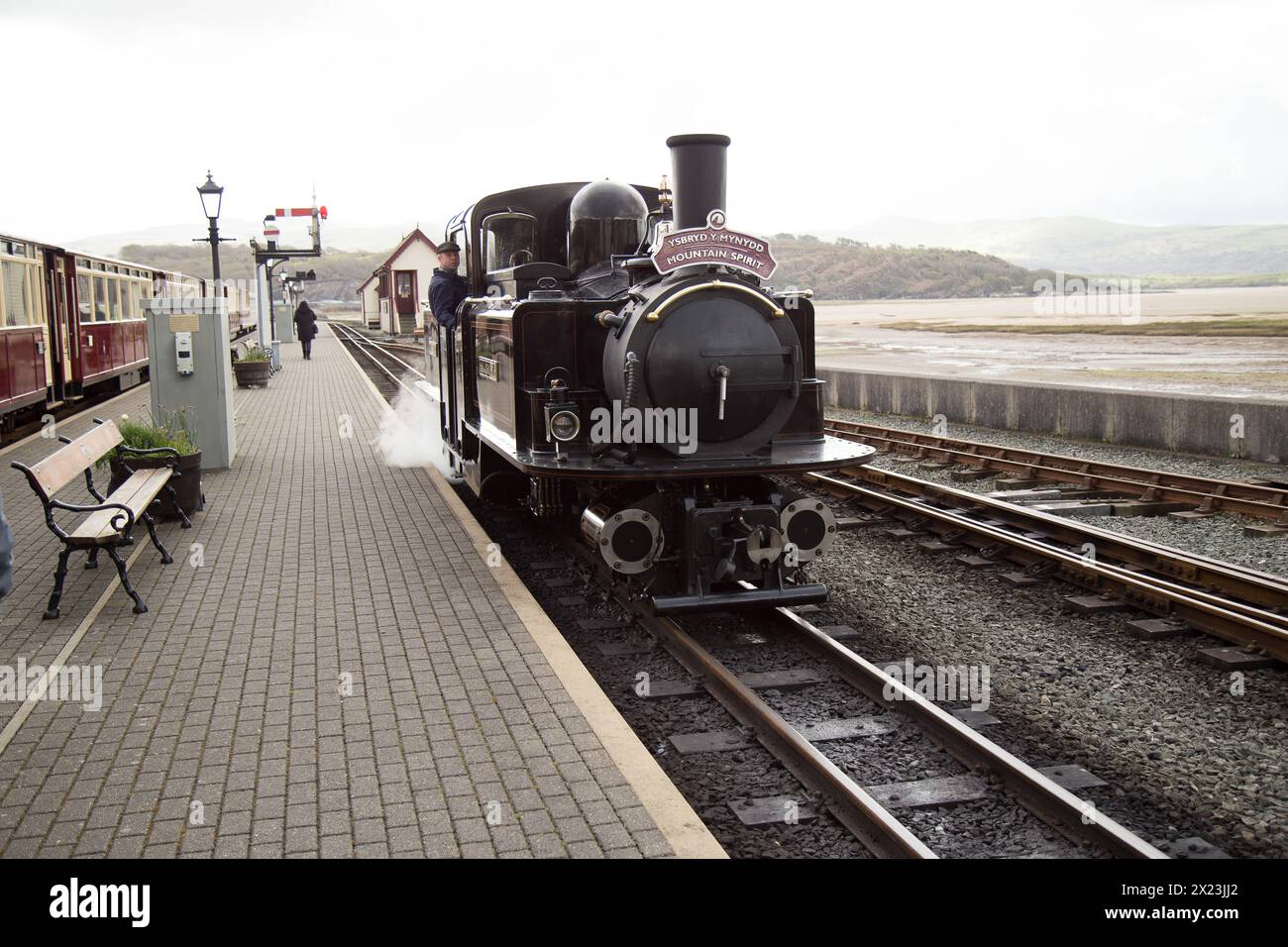 Welsh Highland Railway Stock Photo - Alamy