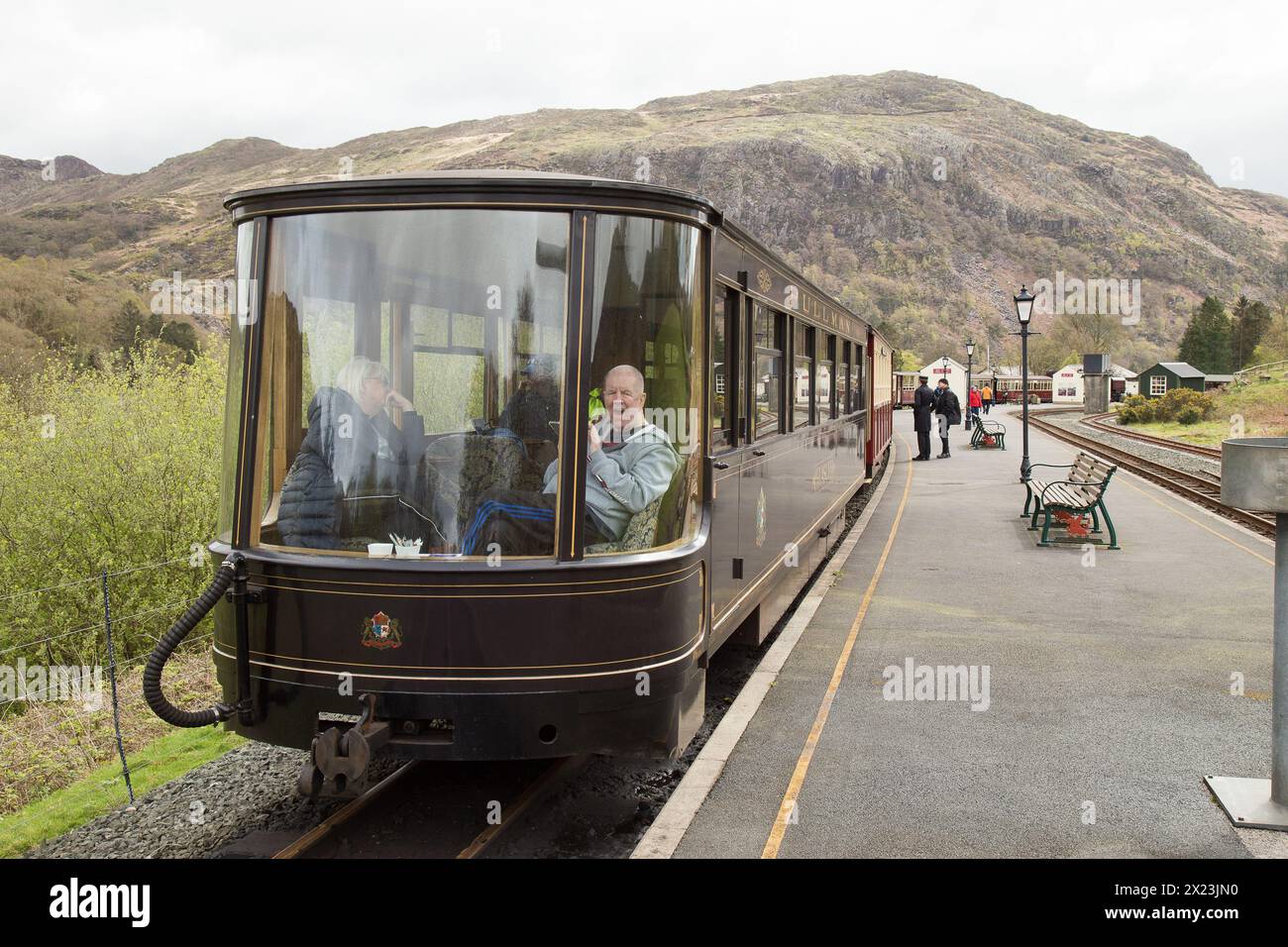 Welsh Highland Railway Stock Photo - Alamy
