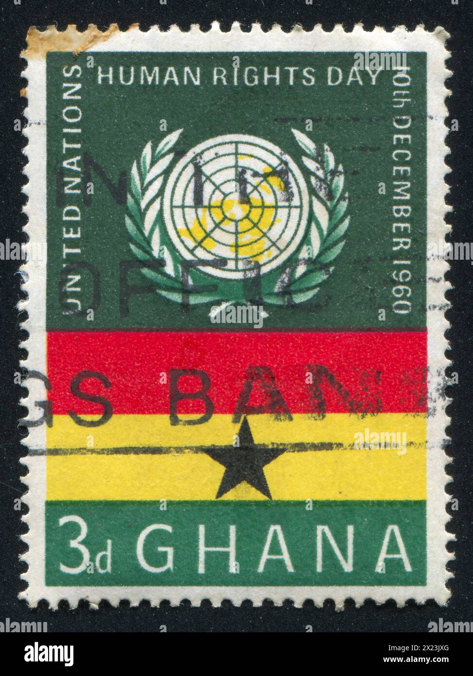 Ghana postage stamp africa hi-res stock photography and images - Alamy