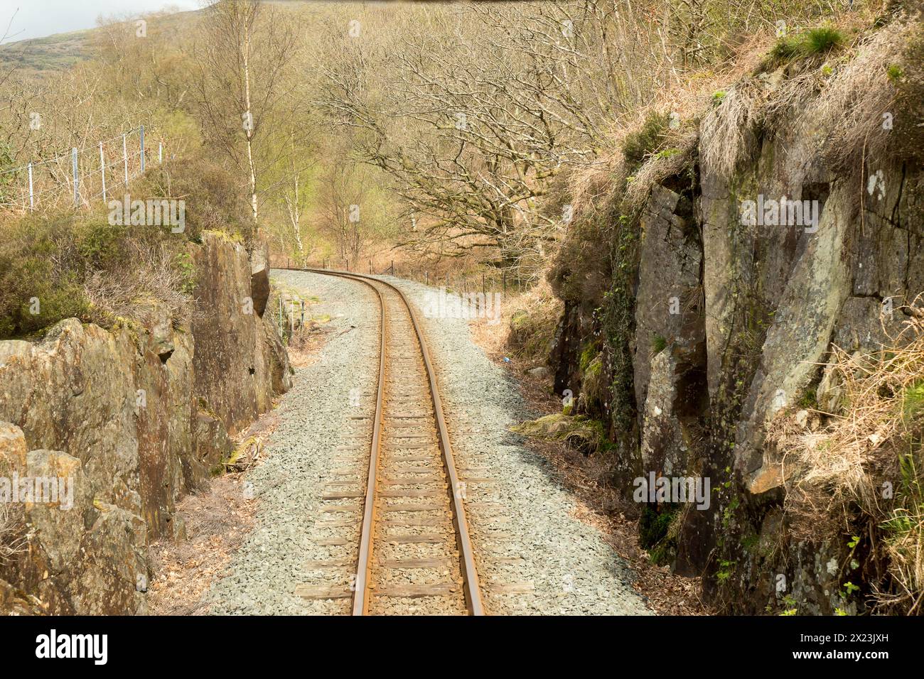 Welsh Highland Railway Stock Photo - Alamy