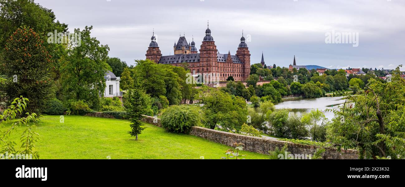 Schloss johannisburg castle aschaffenburg germany hi-res stock ...
