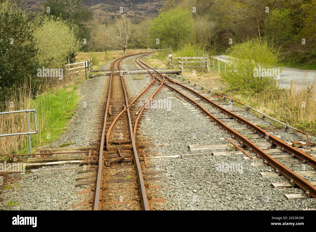 Welsh Highland Railway Stock Photo - Alamy