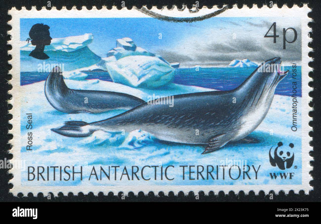 GREAT BRITAIN - CIRCA 1992: stamp printed by Great Britain, shows Ross ...