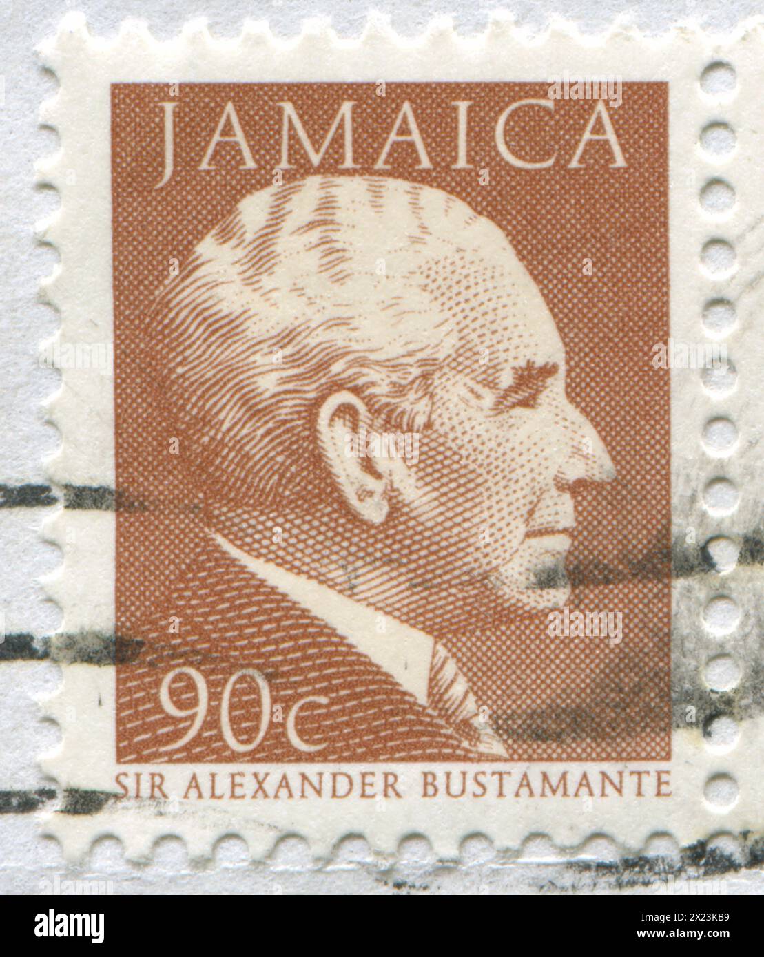 JAMAICA - CIRCA 1987: stamp printed by Jamaica, shows Sir Alexander ...