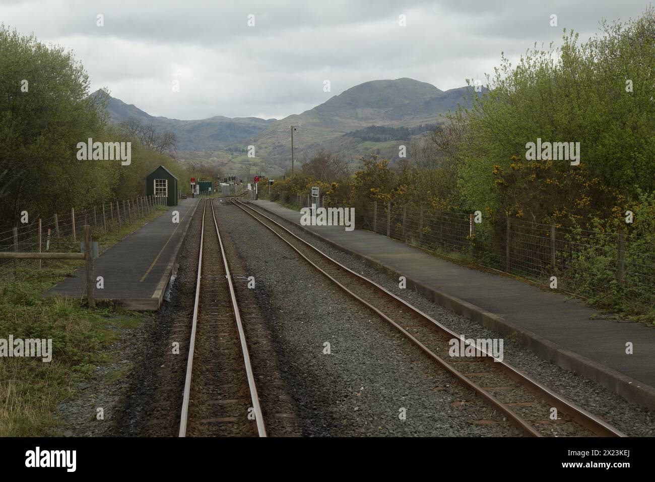 Welsh Highland Railway Stock Photo - Alamy
