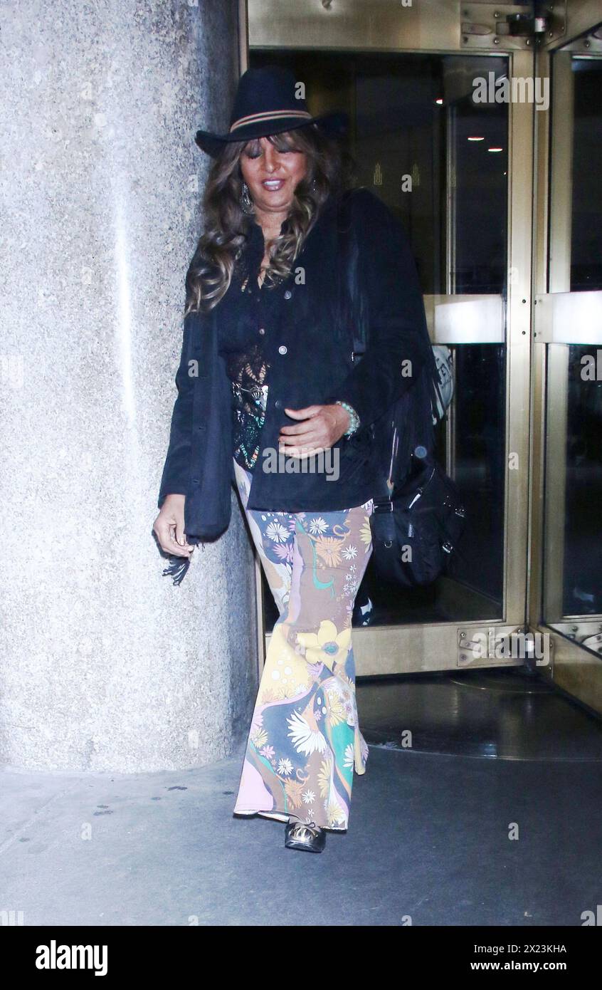 April 19, 2024 Pam Grier on New York Live to talk about new season of ...