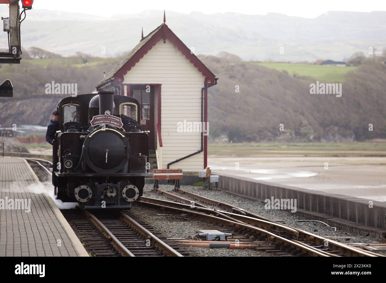 Welsh Highland Railway Stock Photo - Alamy