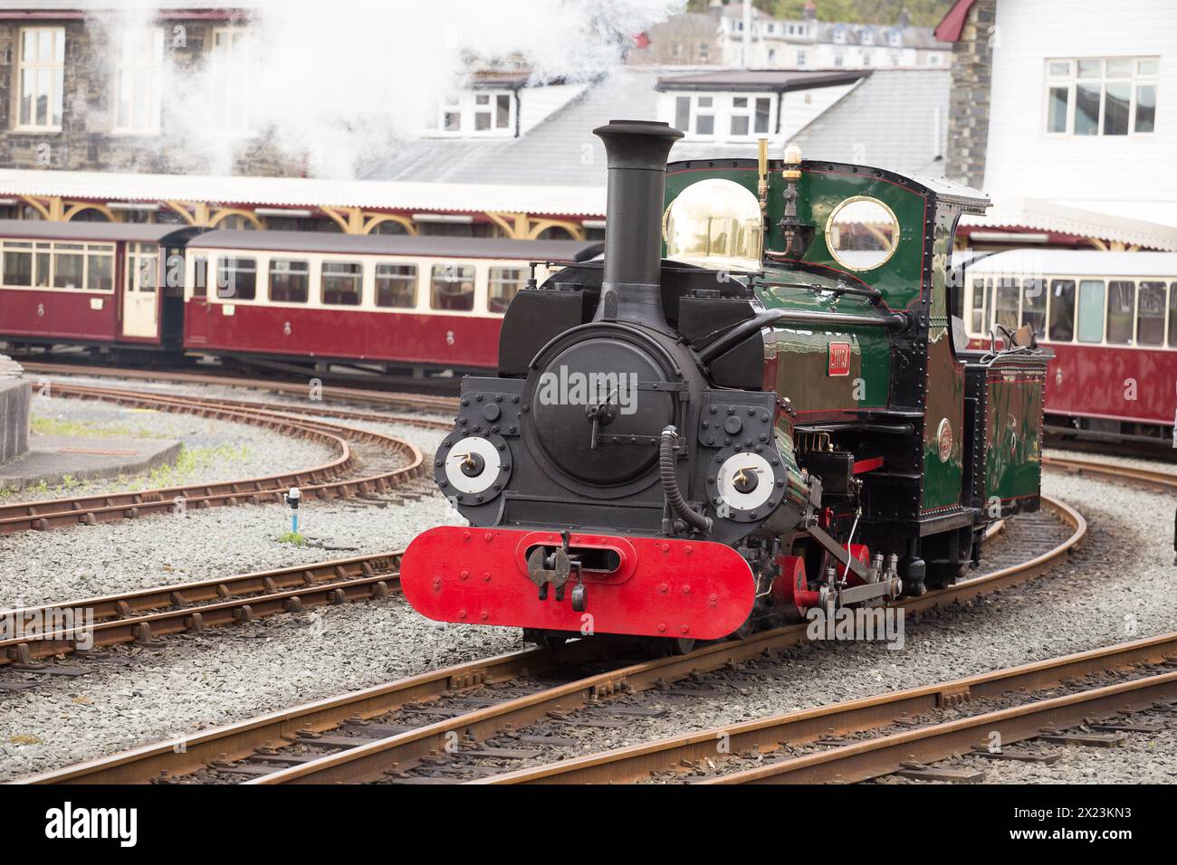Welsh Highland Railway Stock Photo - Alamy