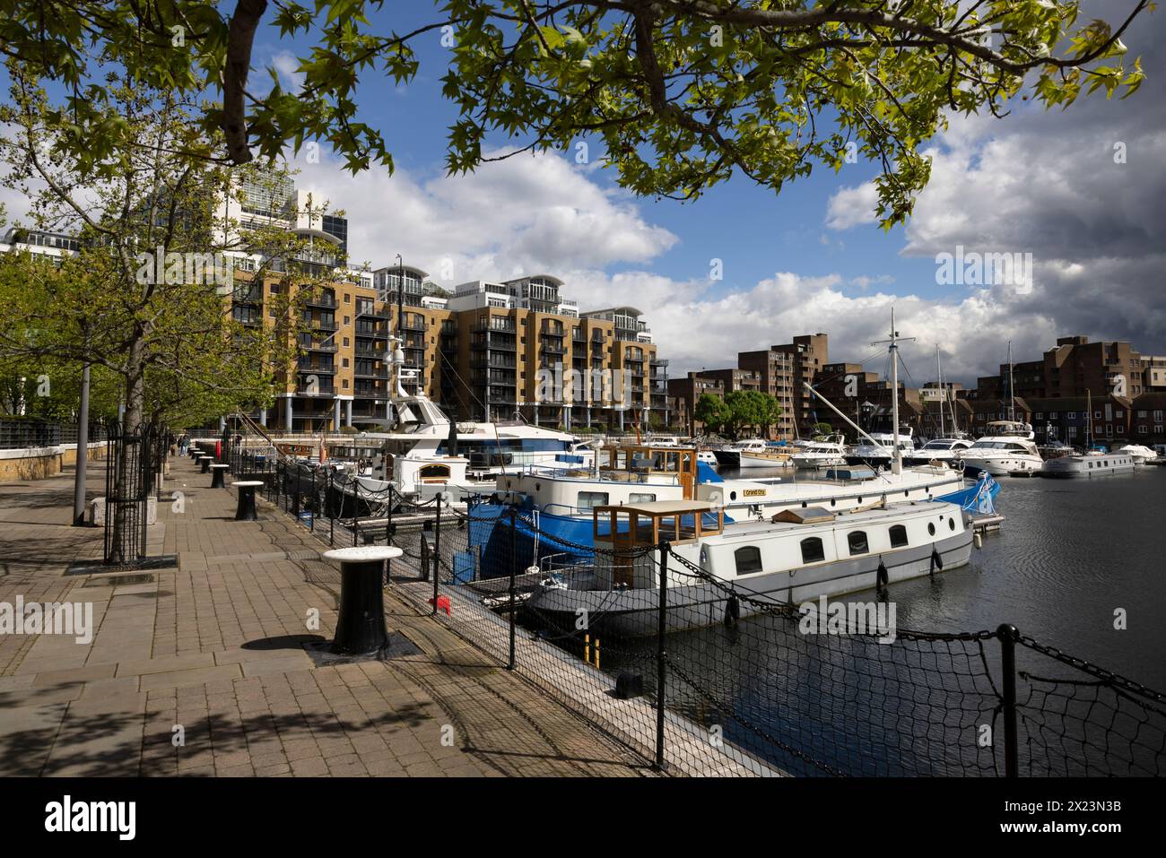 St Katharine Docks, former docks lying in the East End of London ...