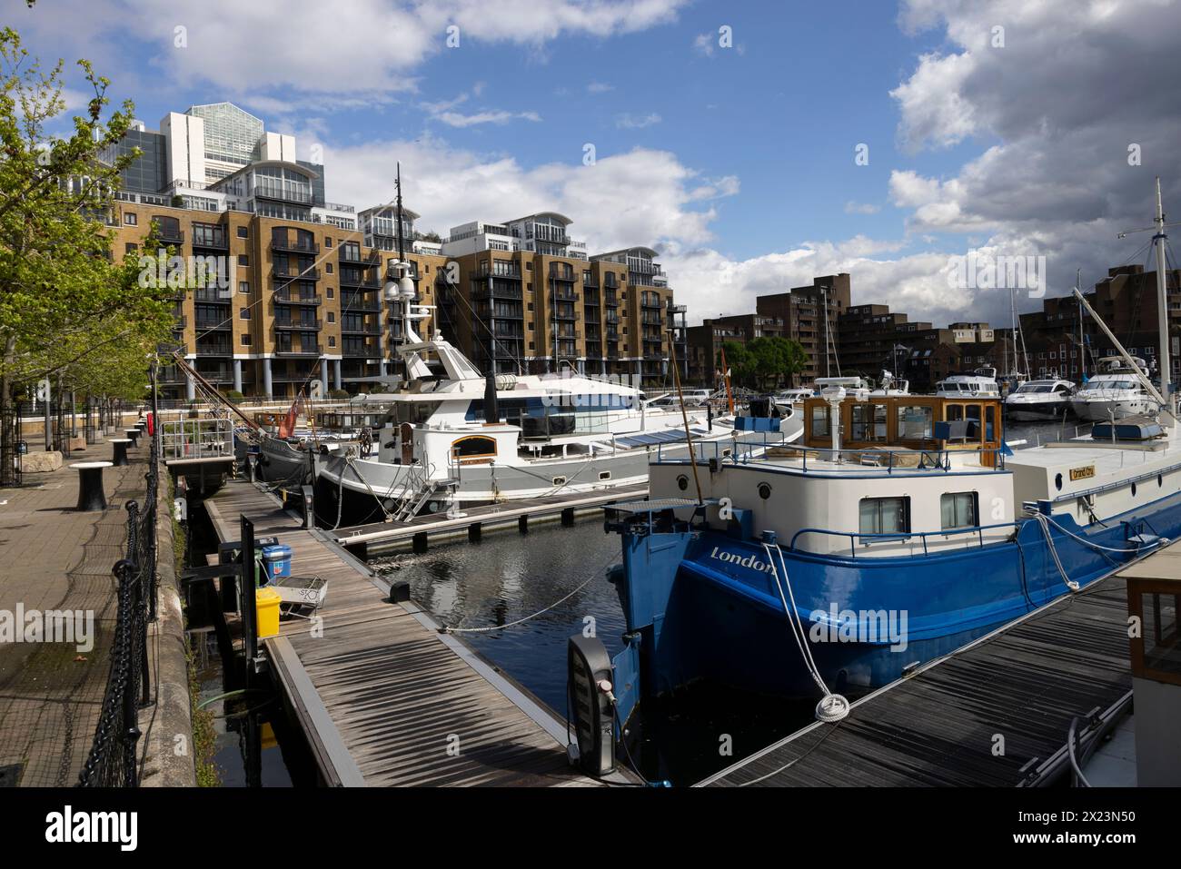 St Katharine Docks, former docks lying in the East End of London ...