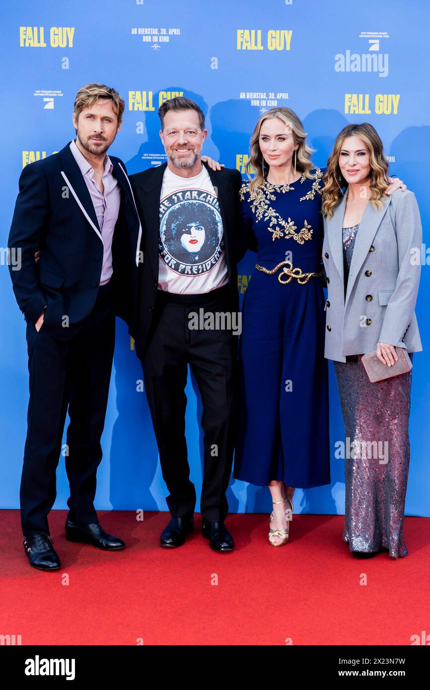 Berlin, Germany. 19th Apr, 2024. Ryan Gosling (l-r), actor, David ...