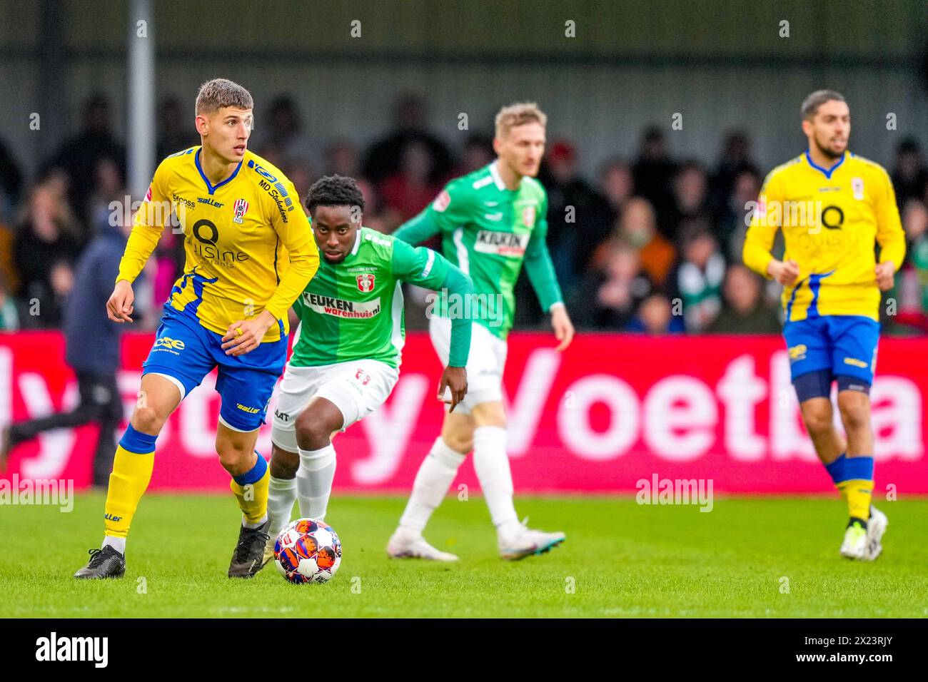 Dordrecht, Netherlands. 19th Apr, 2024. DORDRECHT, 19-04-2024, M-Scores ...