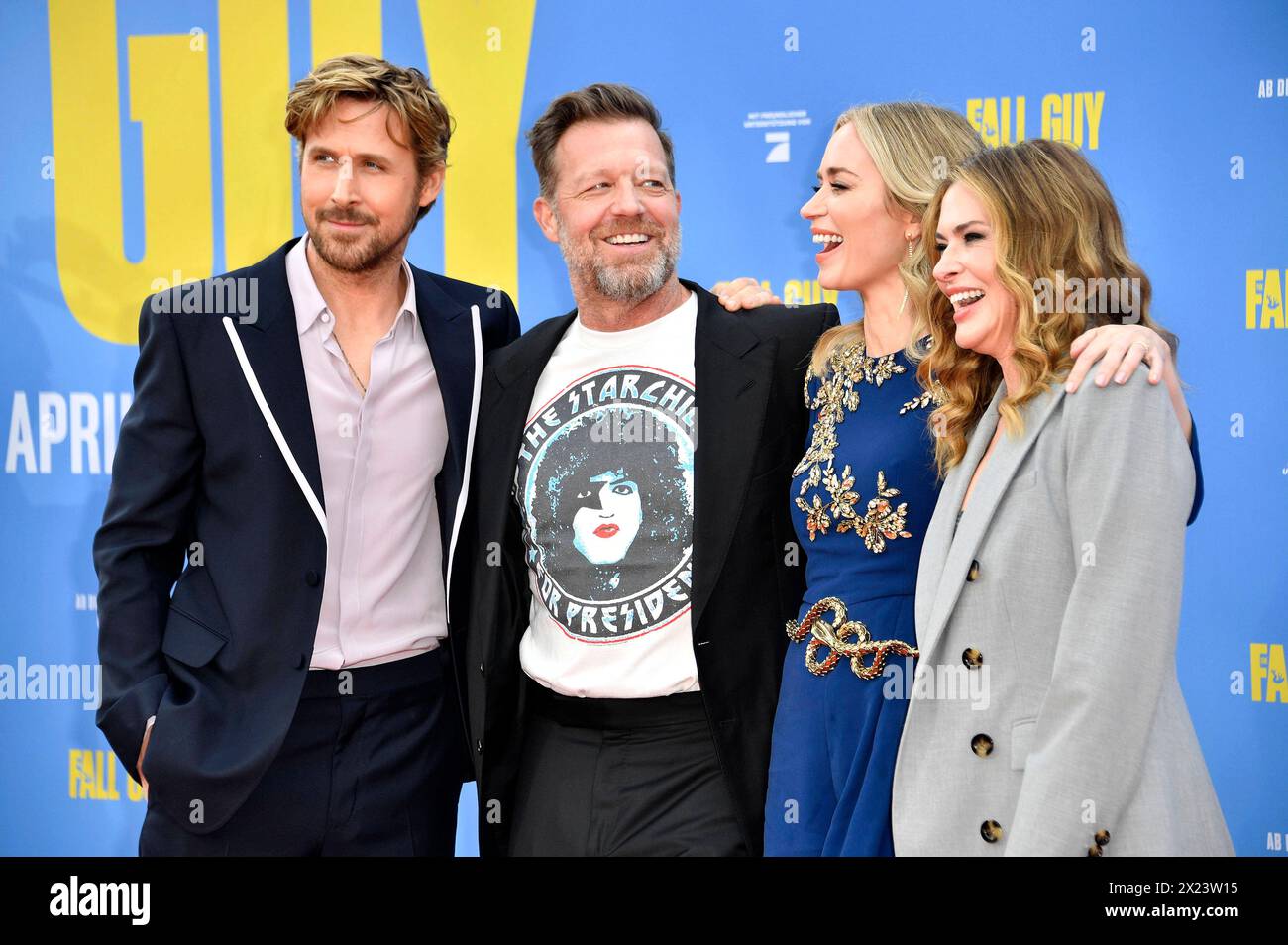 Ryan Gosling, Emily Blunt, David Leitch und Kelly McCormick bei der ...
