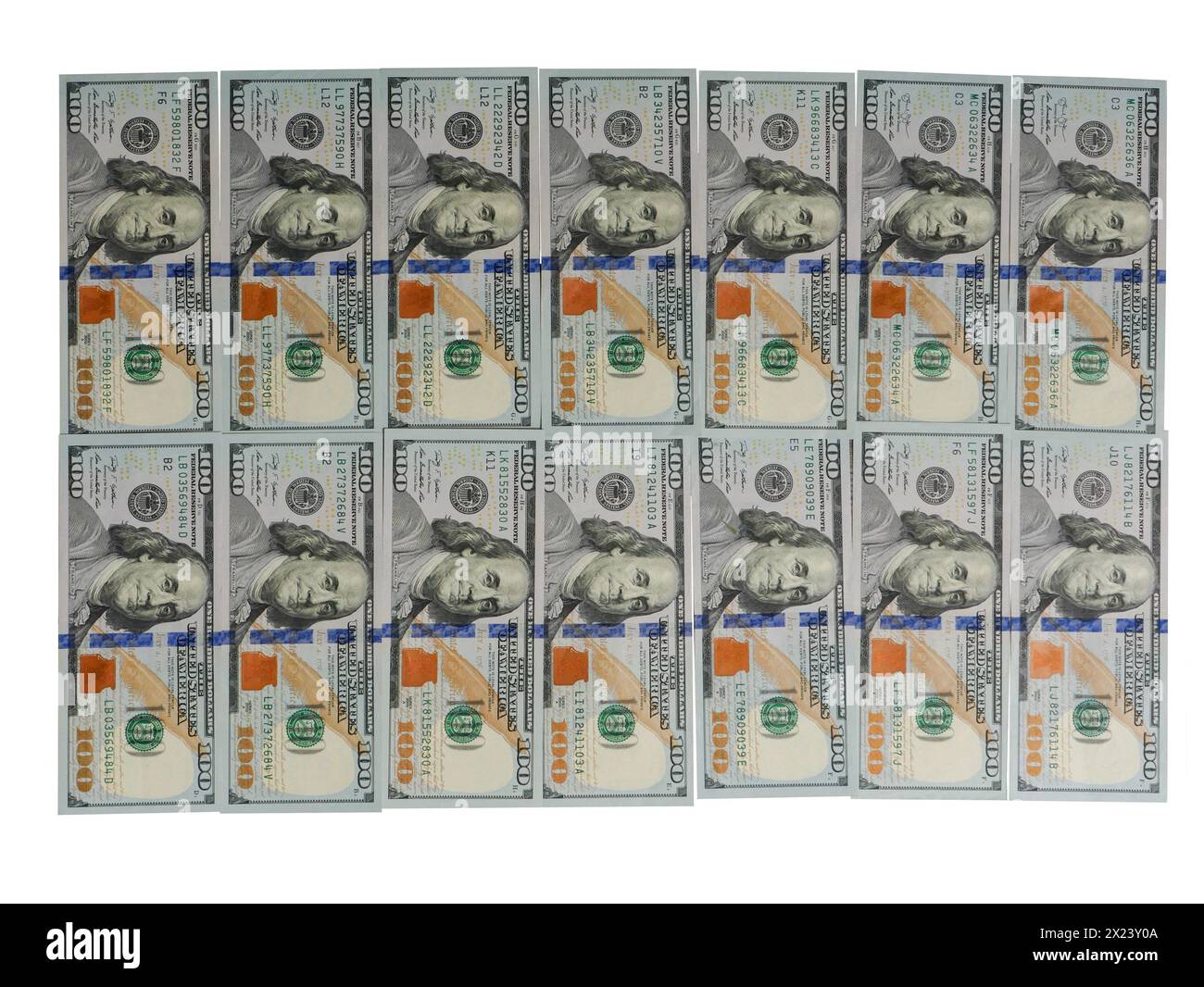 Texture one hundred us Cut Out Stock Images & Pictures - Alamy