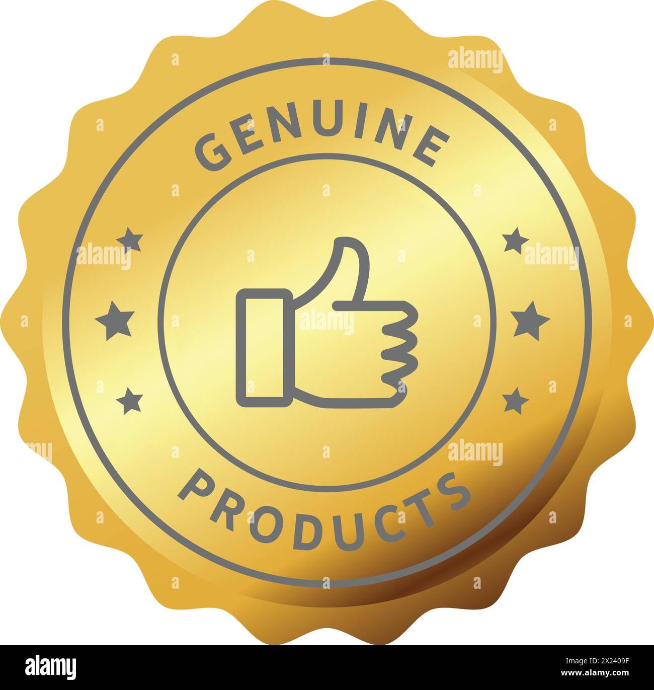 Genuine Golden, Products sign, Genuine product badge, Golden Premium Seal, Genuine stamp label ...