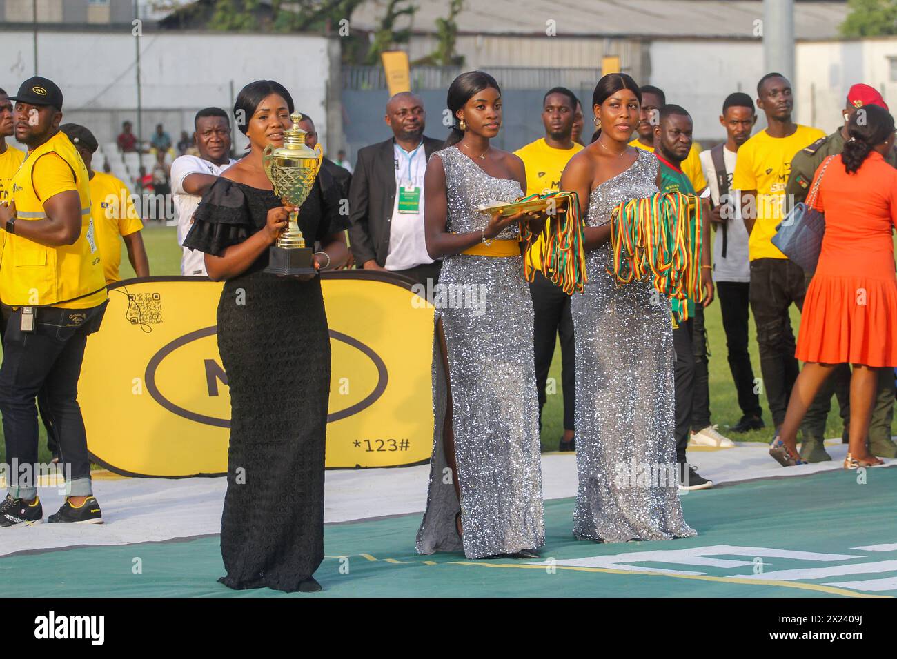 DOUALA, CAMEROON - APRIL 18: Victoria United Fc won the Elite one ...