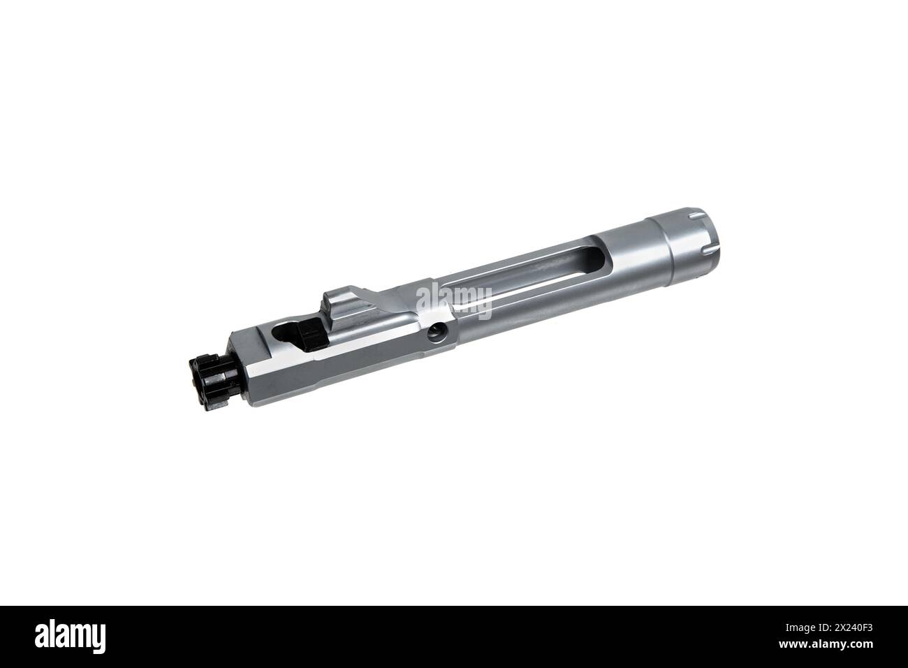 5.56 mm Assault Rifle Bolt isolated on white background Stock Photo - Alamy