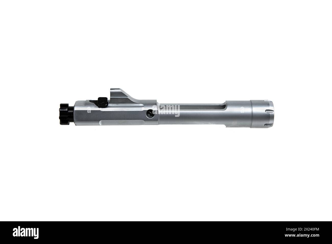 5.56 mm Assault Rifle Bolt isolated on white background Stock Photo - Alamy