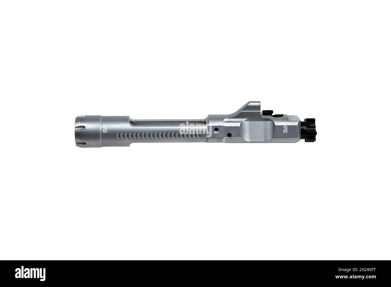 5.56 mm Assault Rifle Bolt isolated on white background Stock Photo - Alamy