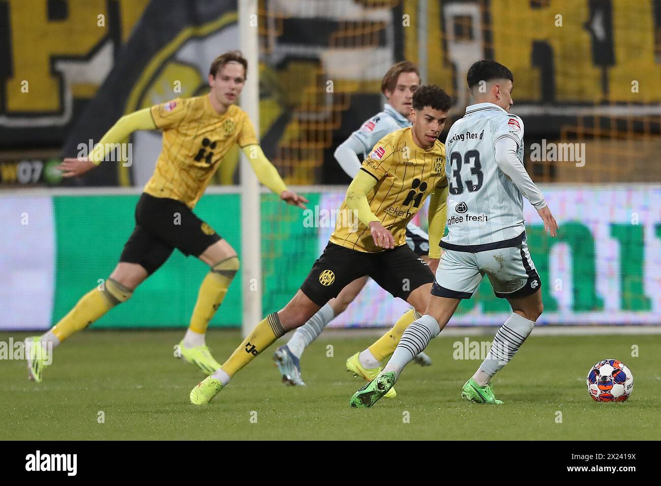 KERKRADE, Netherlands. 19th Apr, 2024. football, Dutch Keuken Kampioen ...