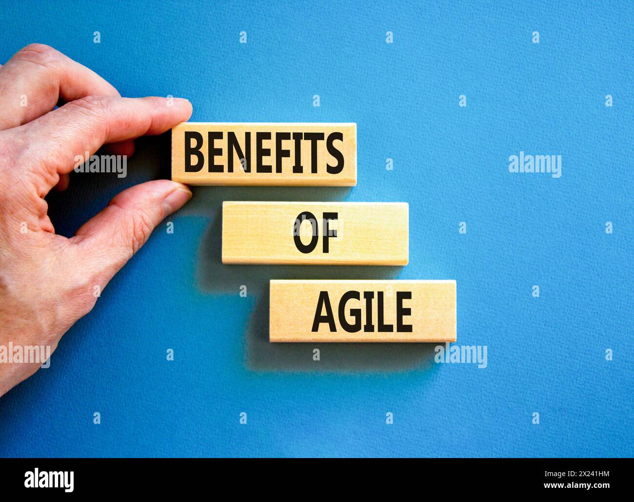 Benefits of agile symbol. Concept words Benefits of agile on beautiful ...