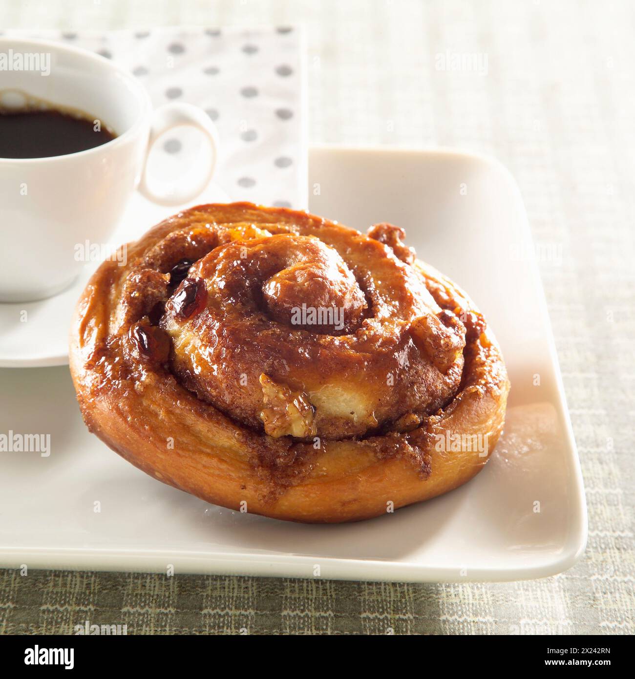 Buns cinnamon nuts on hi-res stock photography and images - Alamy