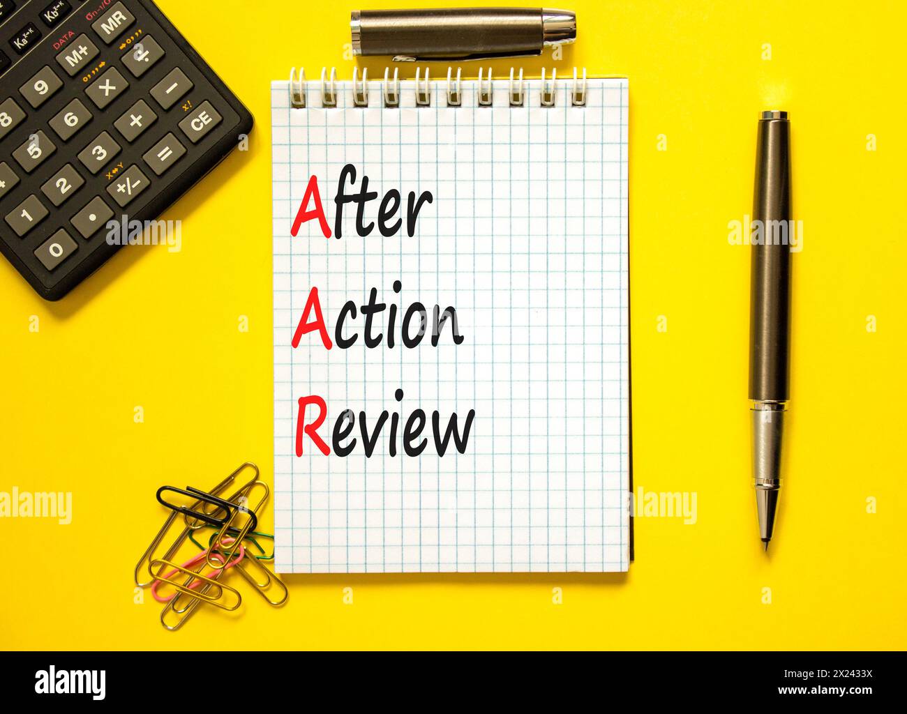 AAR After action review symbol. Concept words AAR After action review ...