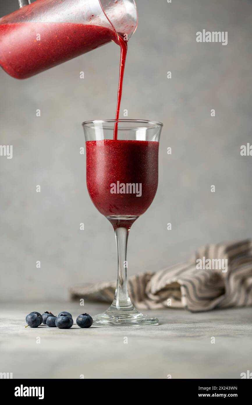 Alcohol poured in glass fruits hi-res stock photography and images - Alamy