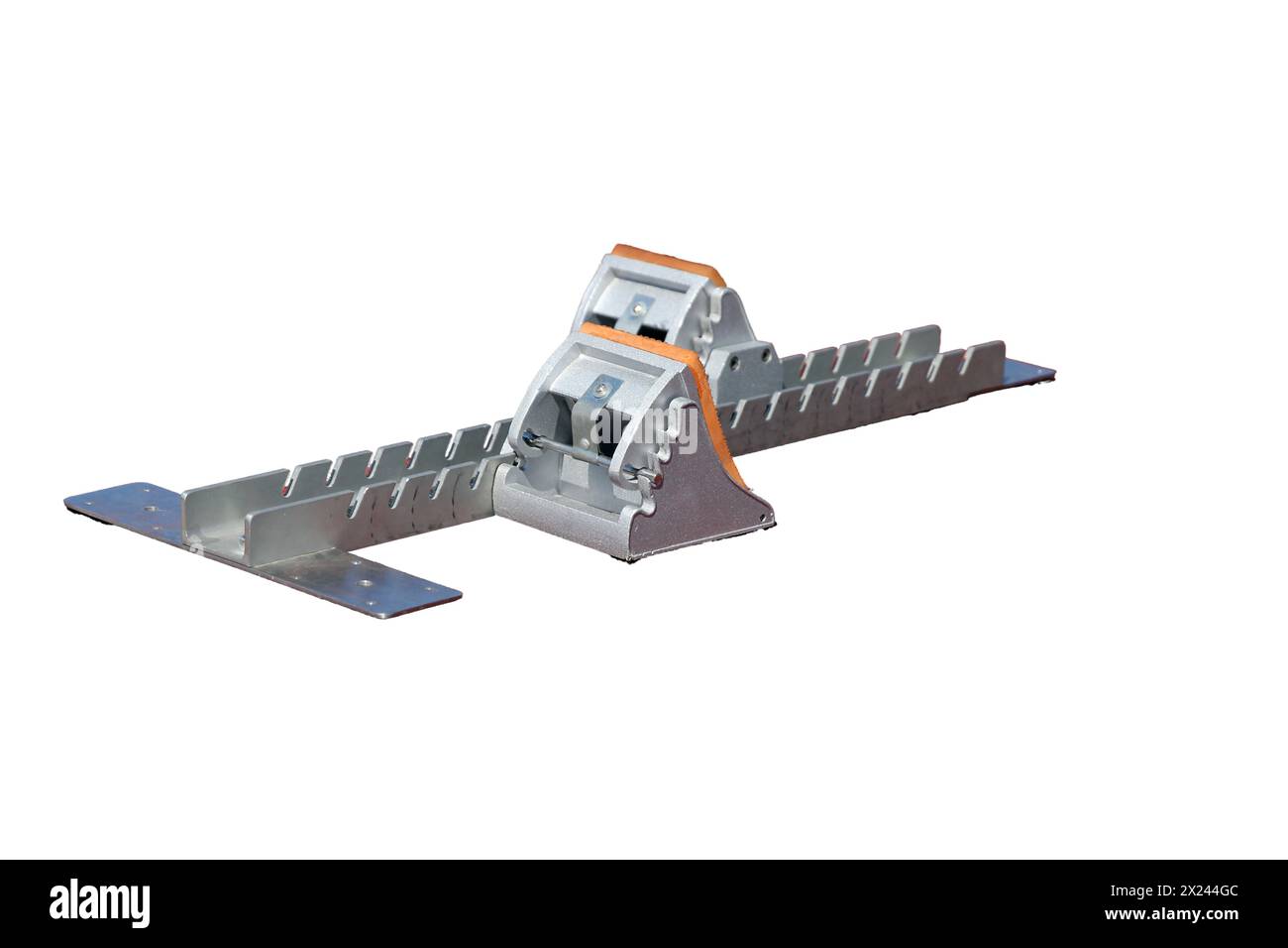 Starting blocks are a device used in the sport of track and field by ...