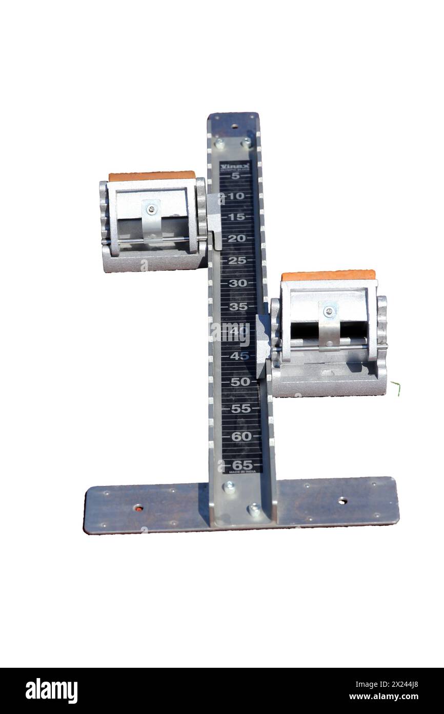 Starting blocks are a device used in the sport of track and field by ...