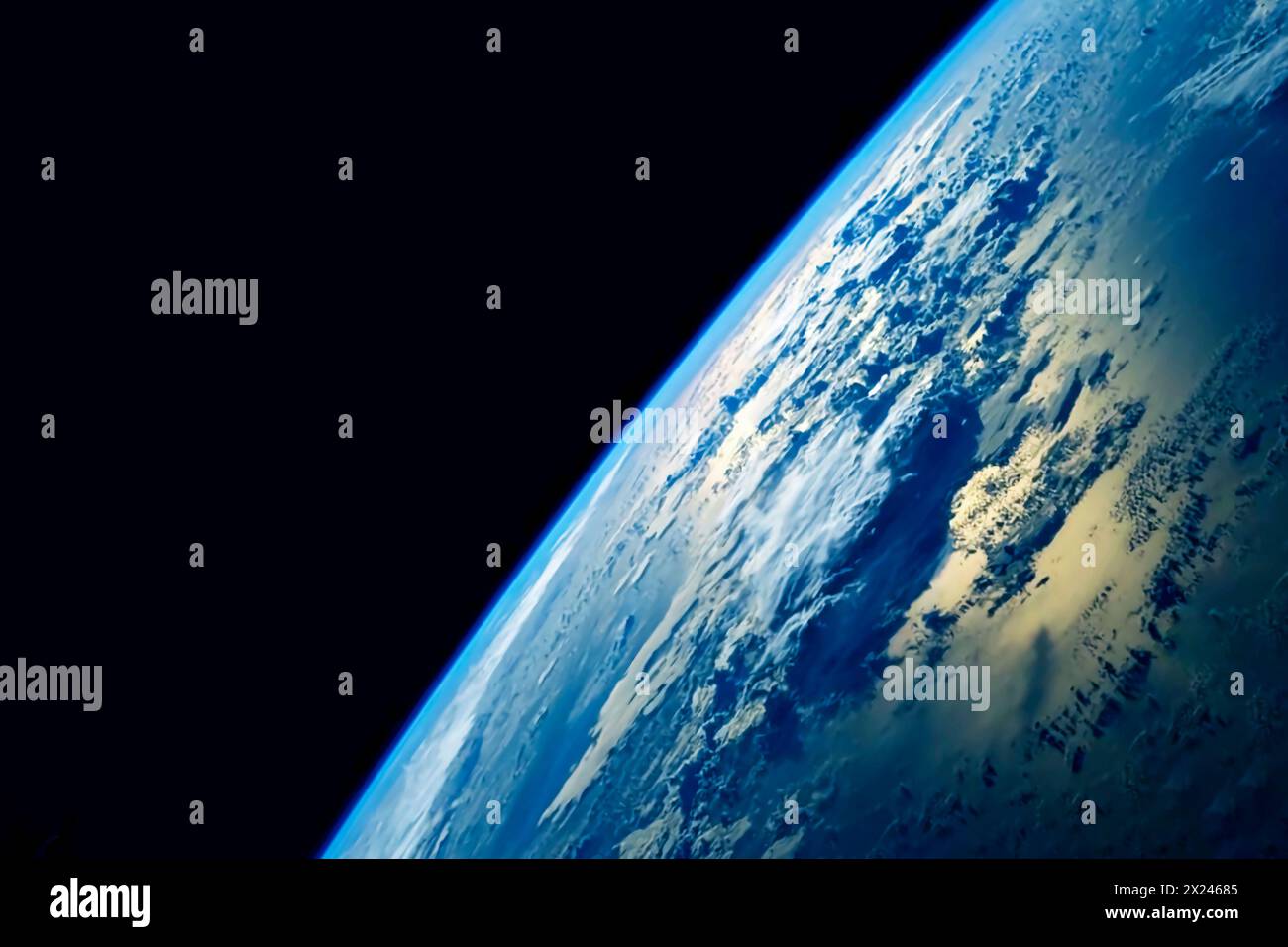 The atmosphere of planet Earth. Elements of this image furnished by ...