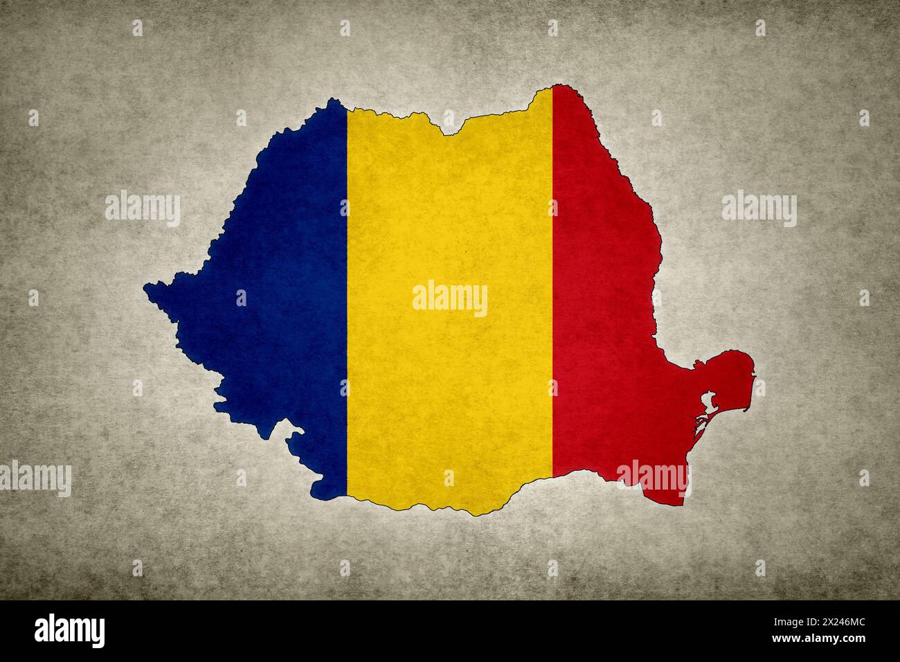 Old romania map hi-res stock photography and images - Alamy