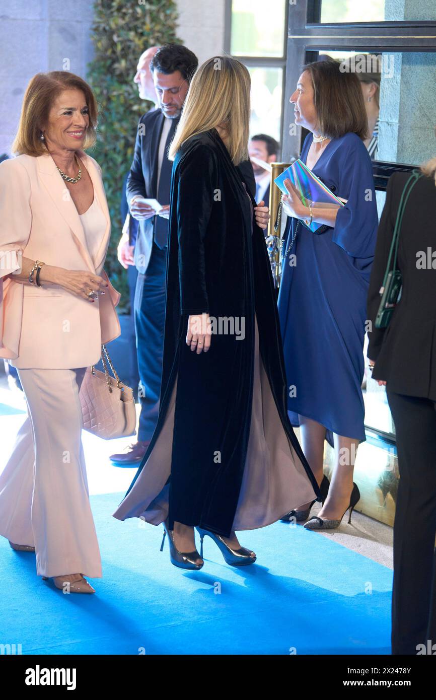 Madrid. Spain. 20240419, Jose Maria Aznar, Ana Botella attends ...