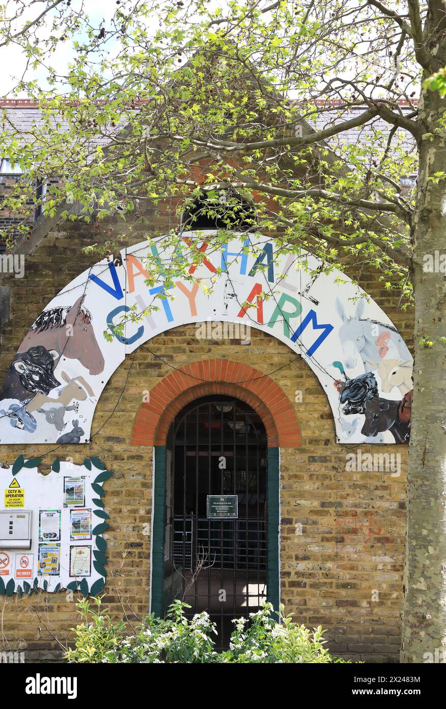 Vauxhall City Farm, one of the oldest and most central city farms, in ...