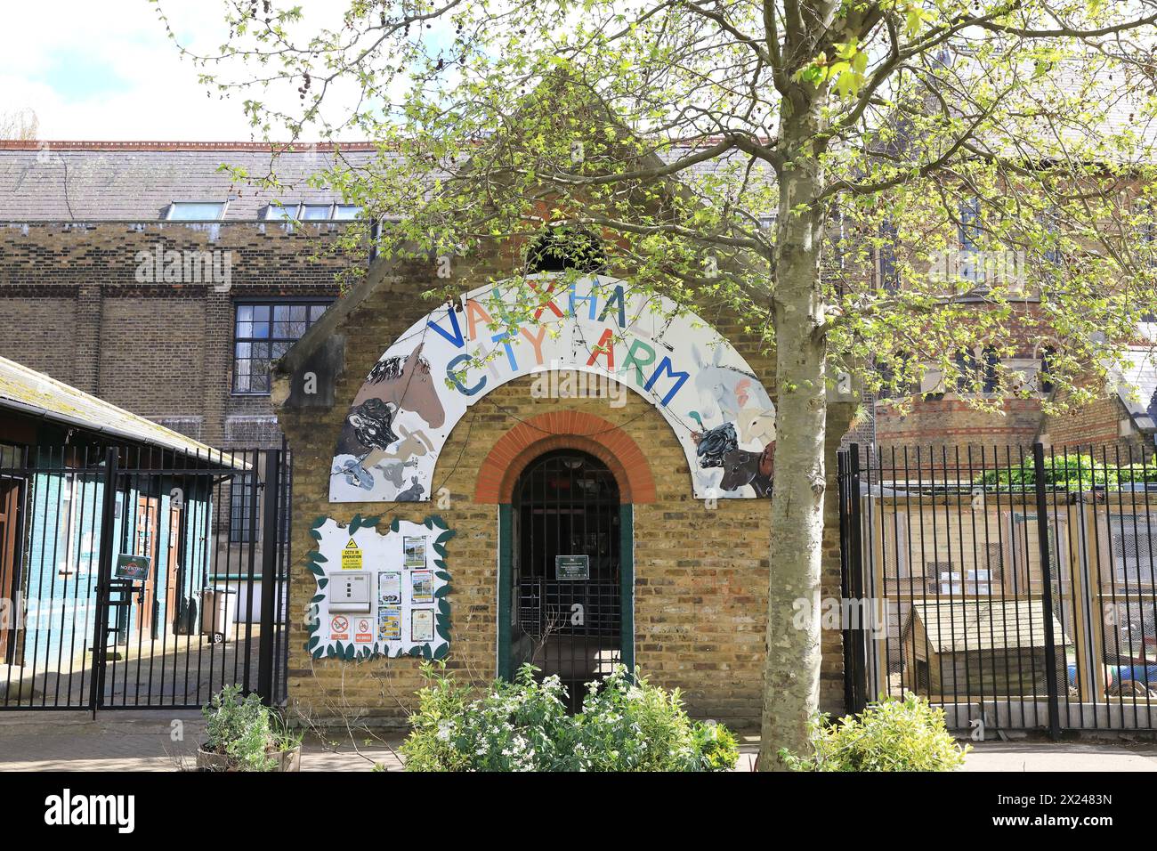 Vauxhall City Farm, one of the oldest and most central city farms, in ...