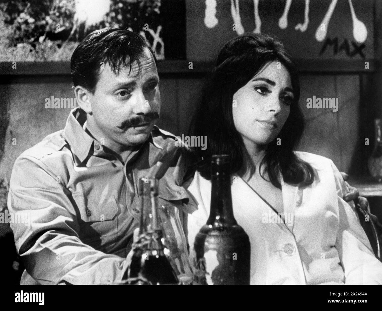 Karl Schanzer, Marissa Mathes, on-set of the film, "Blood Bath ...