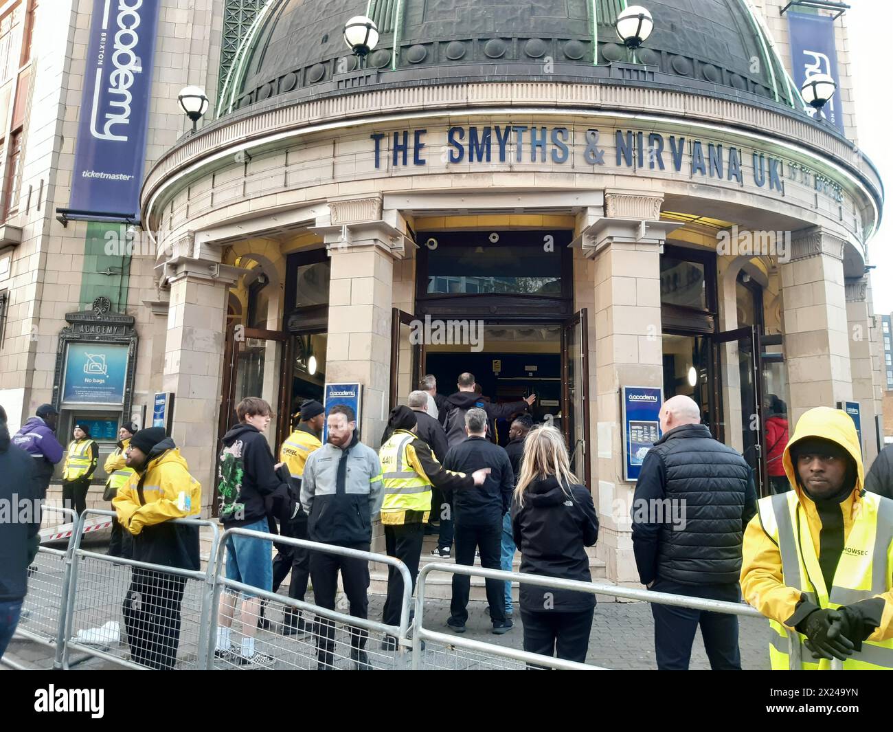 Heavy security presence as the O2 Brixton Academy reopened its doors ...
