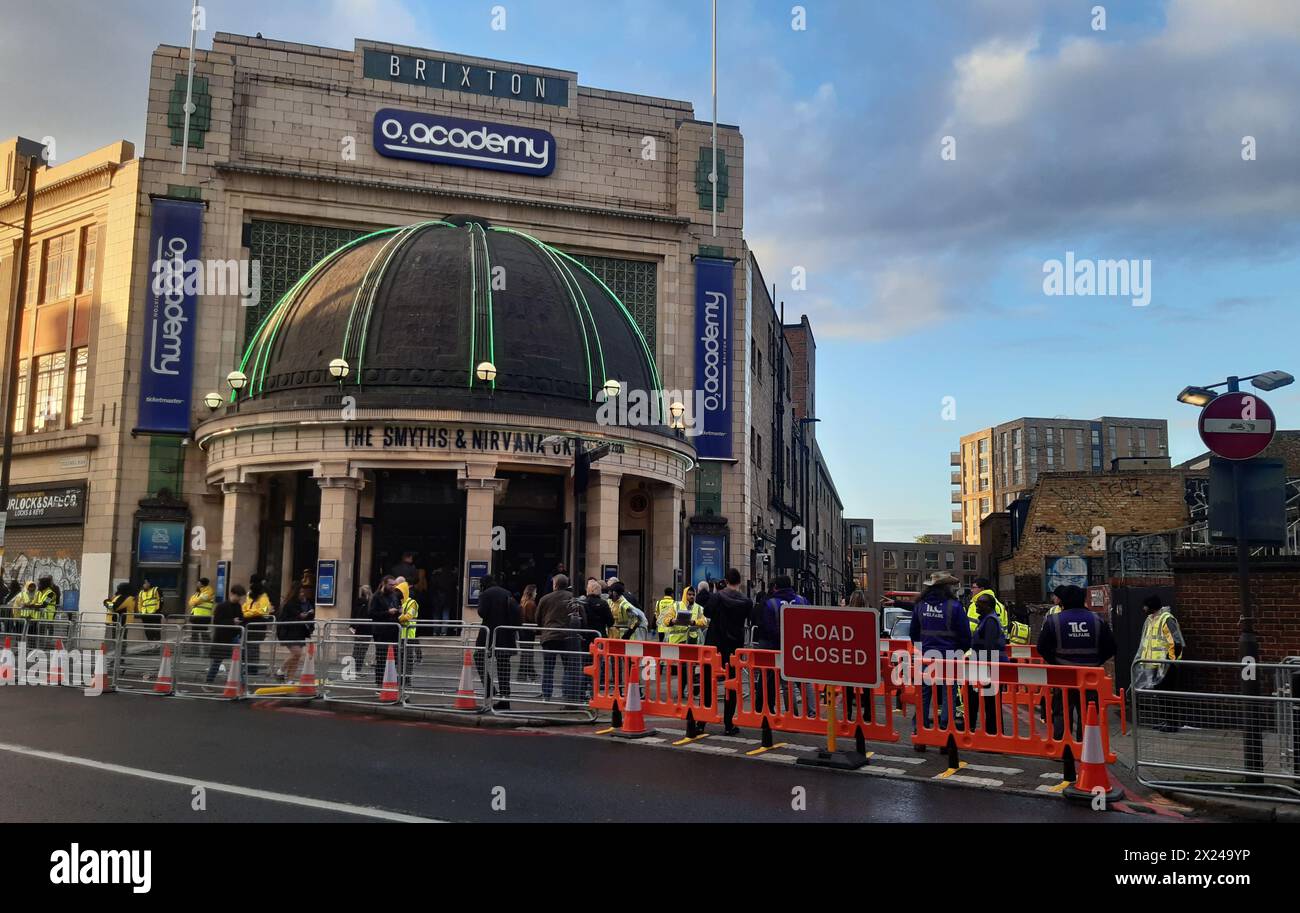 Heavy security presence as the O2 Brixton Academy reopened its doors ...