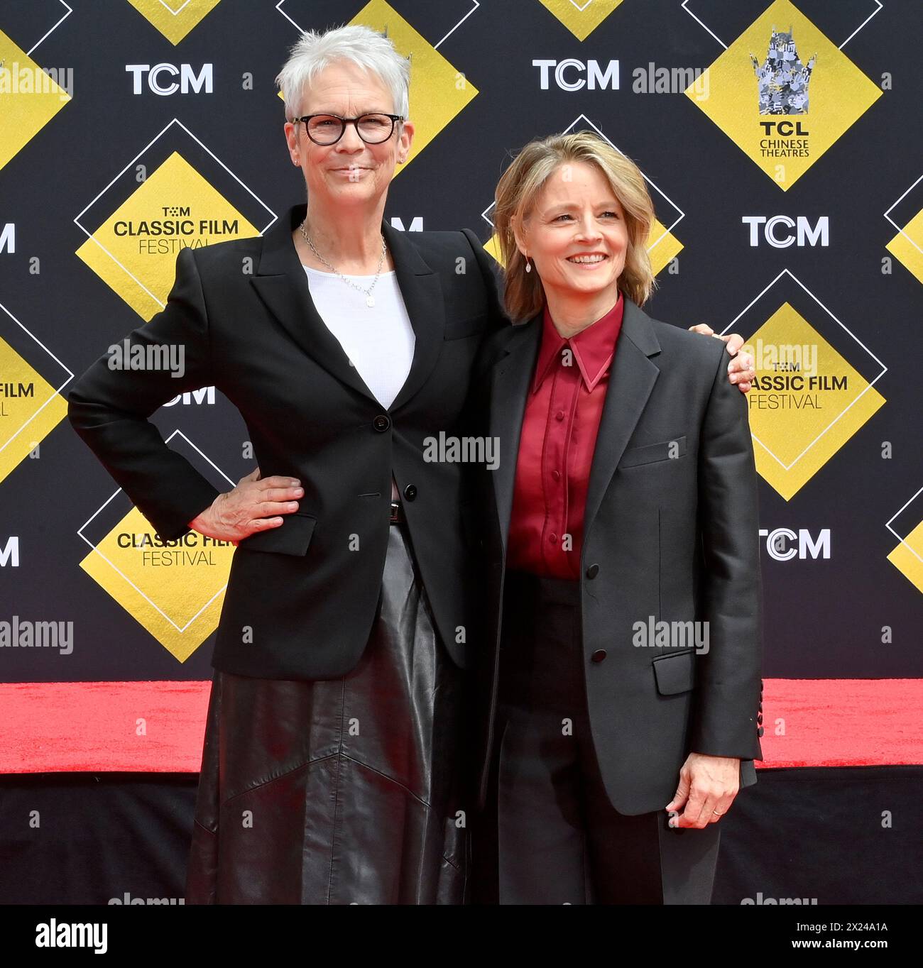 Los Angeles, United States. 19th Apr, 2024. American actresses Jamie ...