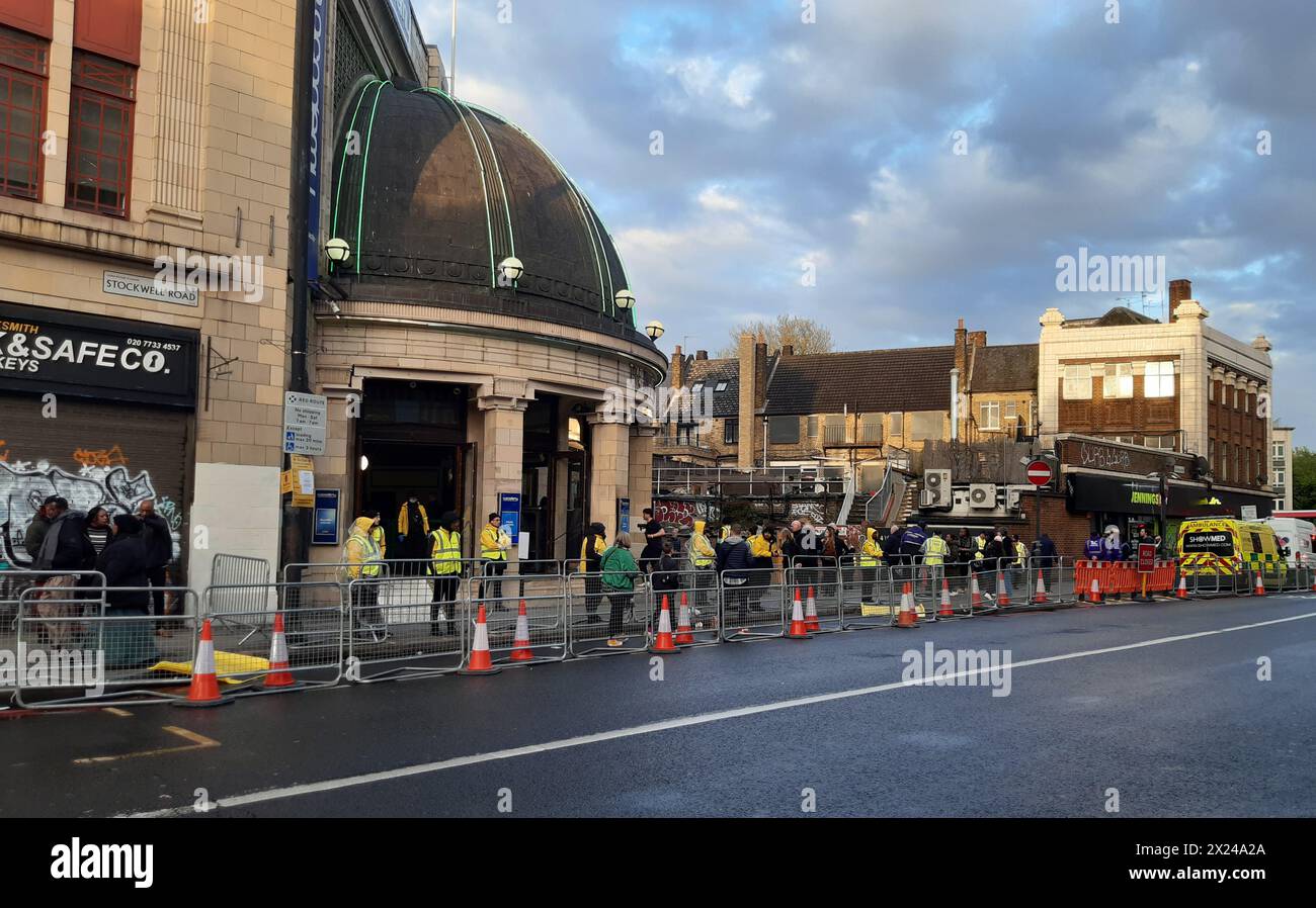 Heavy security presence as the O2 Brixton Academy reopened its doors ...