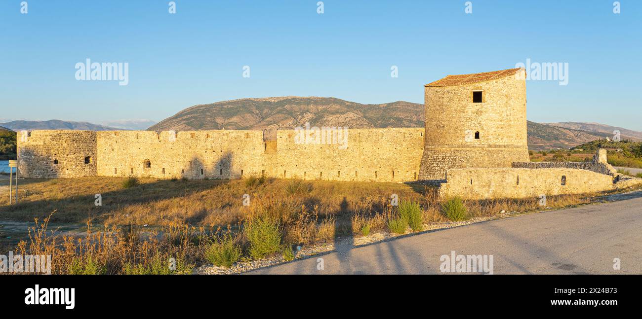 Outer walls of Venetian Triangular Castle,kalaja trembling venetian ...
