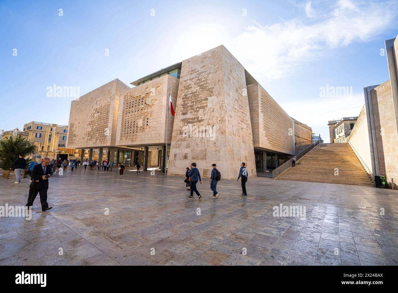 Malta parliament building hi-res stock photography and images - Alamy