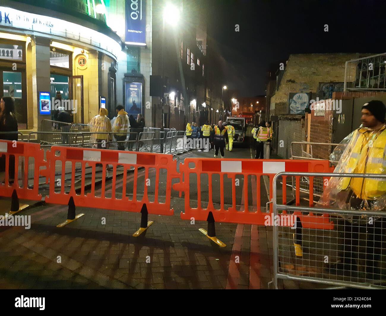 Heavy security presence as the O2 Brixton Academy reopened its doors ...