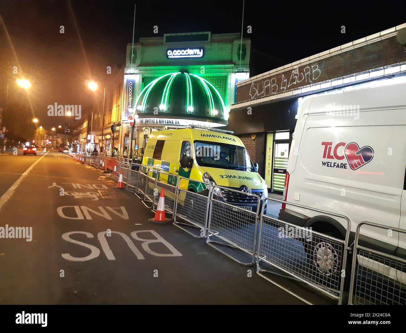 Heavy security presence as the O2 Brixton Academy reopened its doors ...