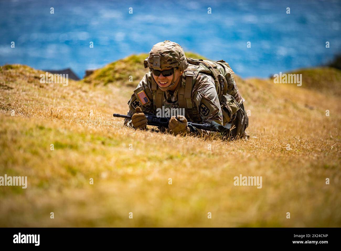 Kaneohe Bay, Hawaii, USA. 6th Apr, 2024. U.S. Army Sgt. Mikael Marcial ...