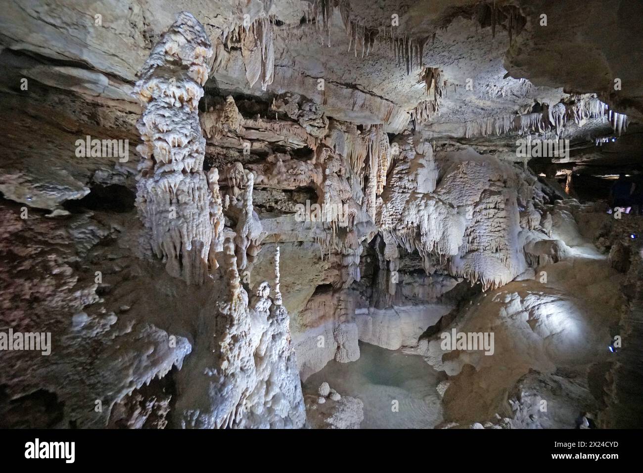 Natural Bridge Caverns Stock Photo - Alamy