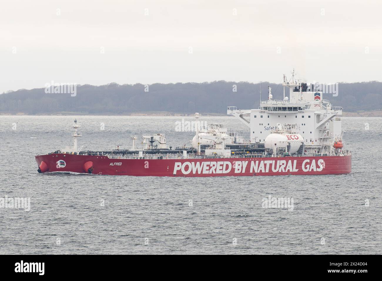 LNG-powered Crude Oil Tanker ALFRED Stock Photo - Alamy