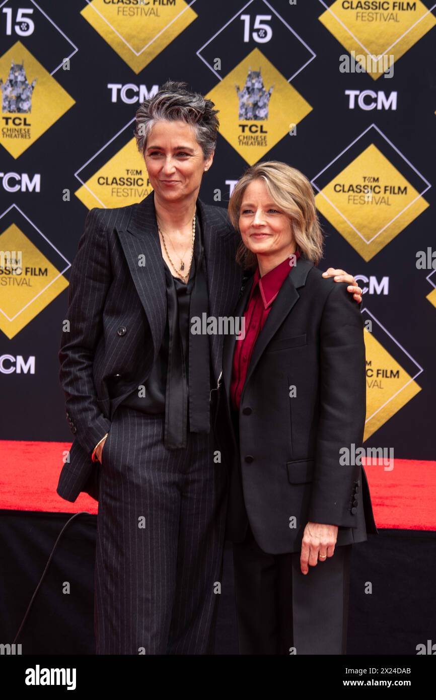 April 19, 2024, Los Angeles, California, USA: and Jodie Foster, and her ...